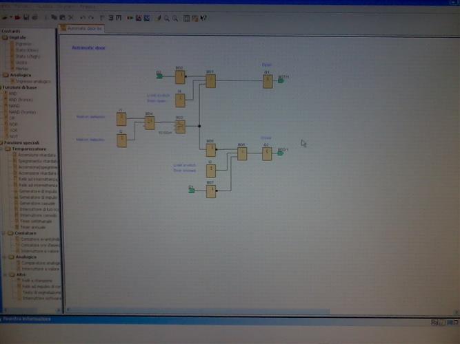 Dettaglio del software di PLC per la programmazione finalizzata all ...